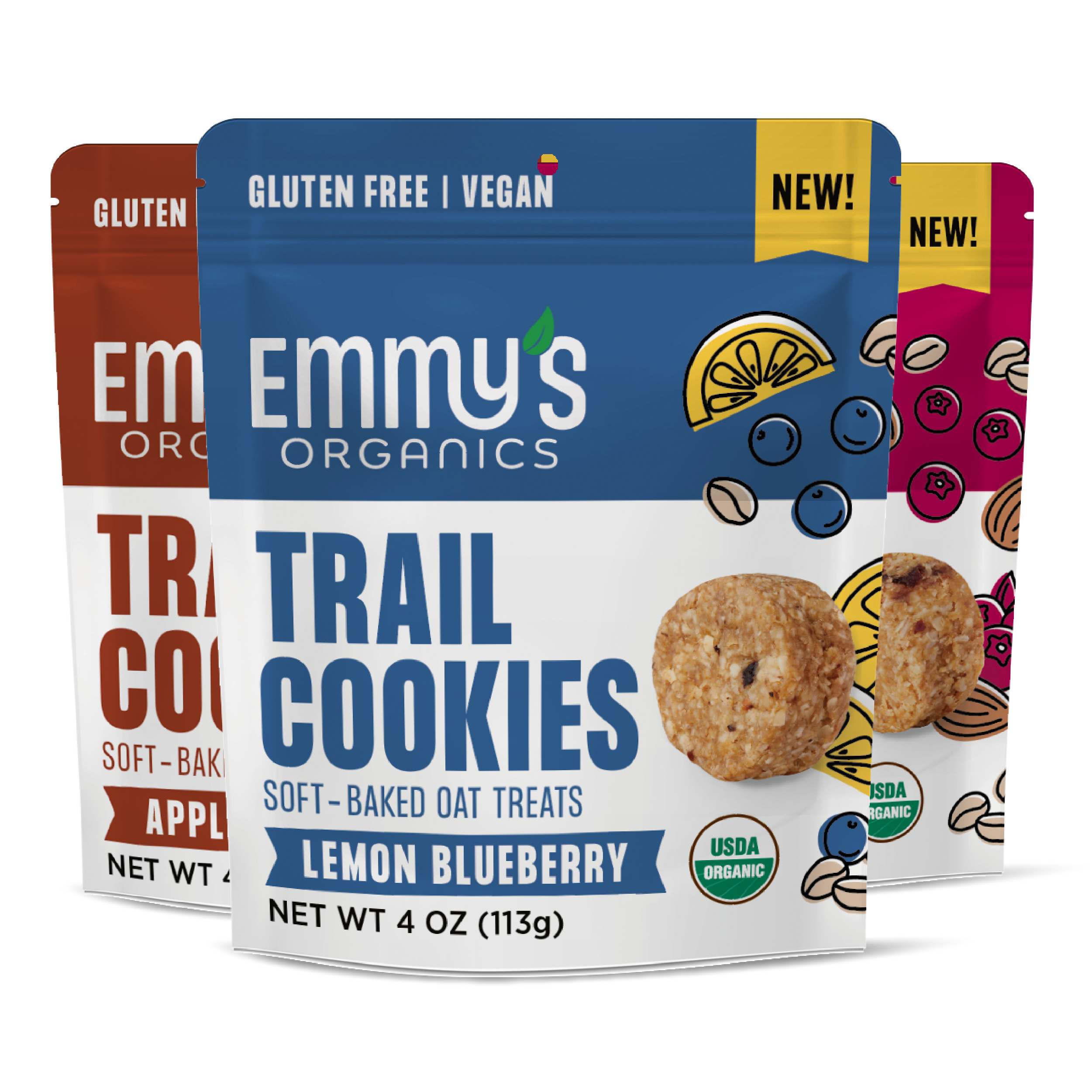 New! Trail Cookies Combo Pack – Emmy's Organics